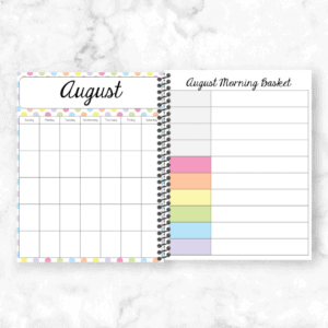 Pastel Rainbow Homeschool Planner - The Waldock Way