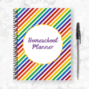 Bright Rainbow Homeschool Planner - The Waldock Way