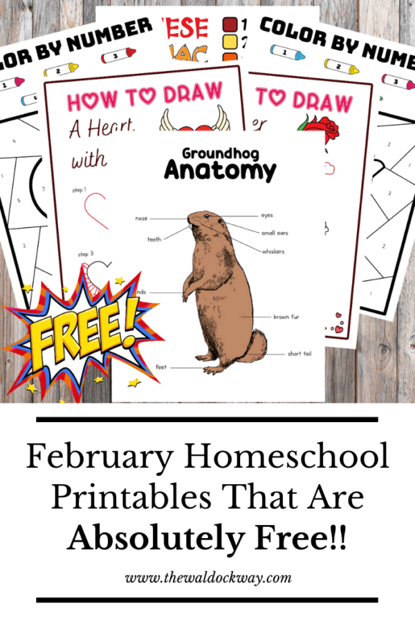 February Homeschool Printables That Are Absolutely FREE