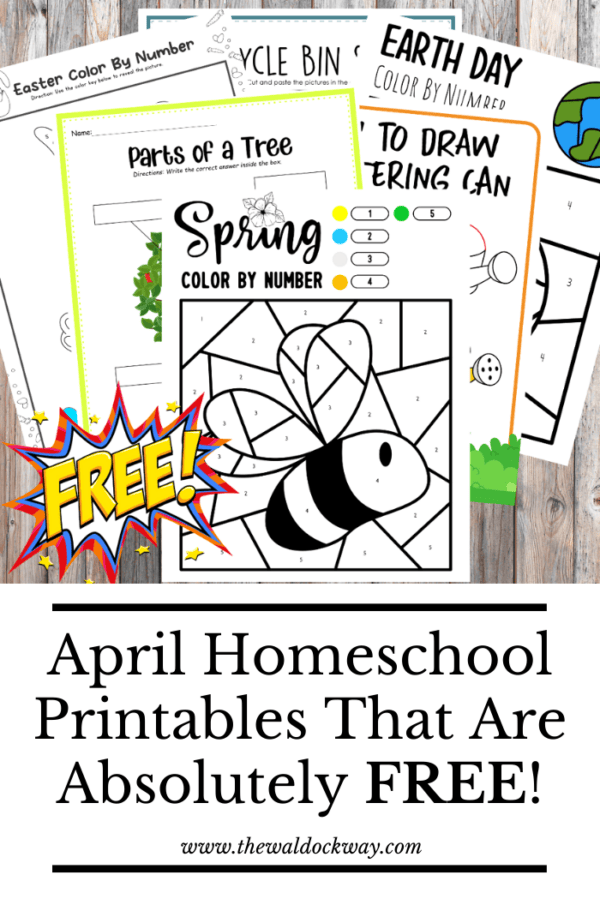 April Homeschool Printables That Are Absolutely Free