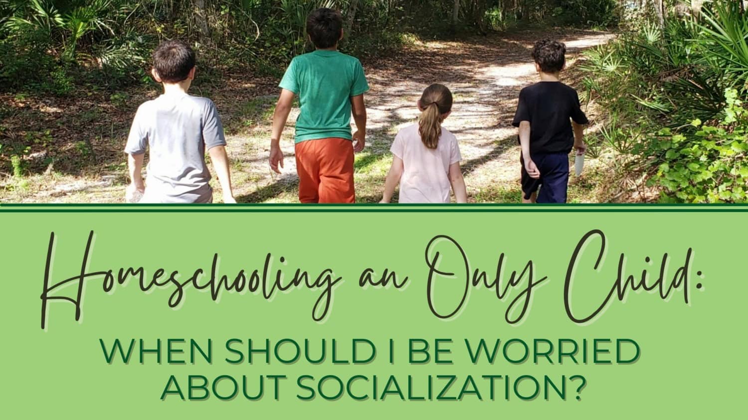 Homeschooling and Only Child: When Should I Be Worried About Socialization?
