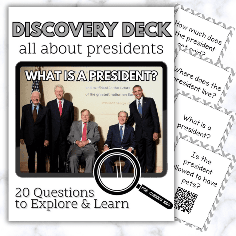 All About the Presidents Discovery Deck - The Waldock Way