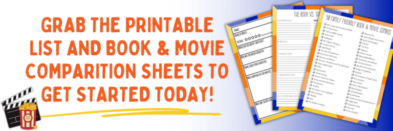 50 Awesome Book & Movie Combos For Your Homeschool