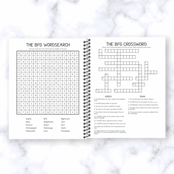 The BFG Novel Study - The Waldock Way