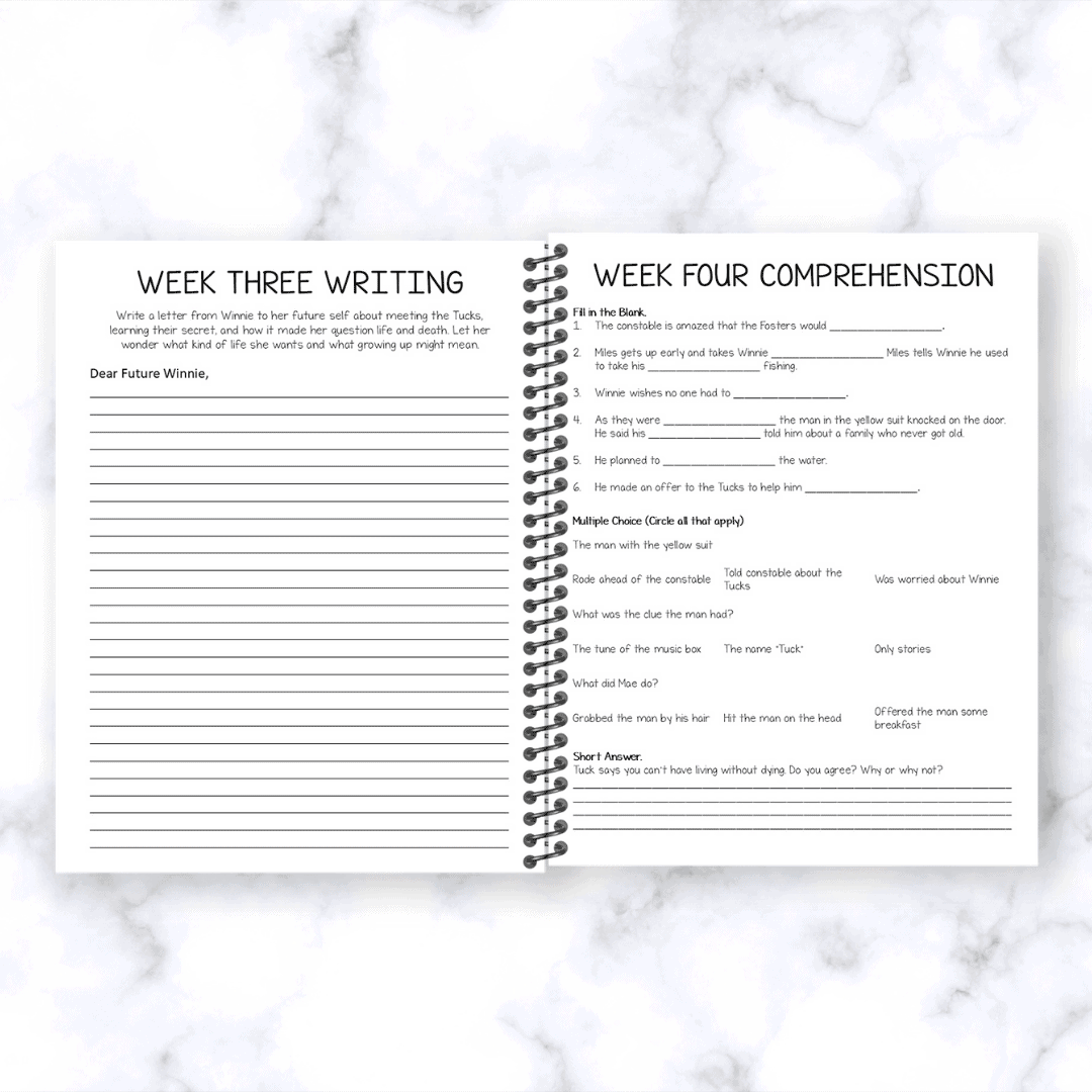 Tuck Everlasting Novel Study - The Waldock Way