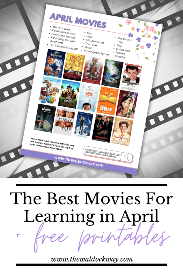 The Best April Movies to Watch in Your Homeschool